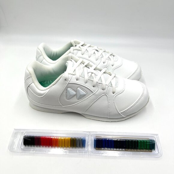 Kaepa | Shoes | New Kaepa Cheer Cheerleader Cheerleading White Shoes Sneakers Big Girls 45 ...